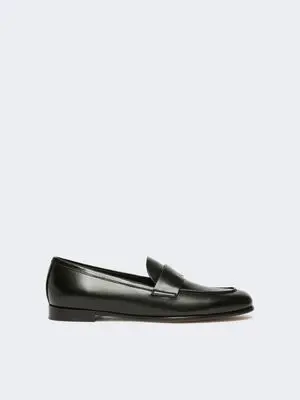 Max Mara Contrast Stitching Flats For Women