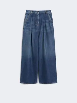 Max Mara Wide-leg Denim Trousers