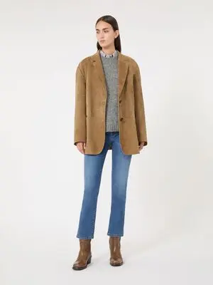 Max Mara Oversized Suede Blazer