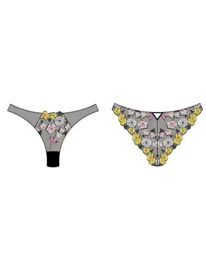 FLEUR DU MAL Eden Cheeky Panty