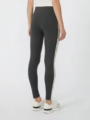 Max Mara Technical Jersey Leggings - Dark Grey