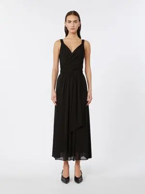 Max Mara Long Viscose Jersey Dress