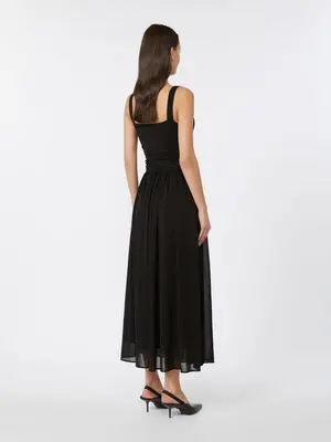 Max Mara Long Viscose Jersey Dress