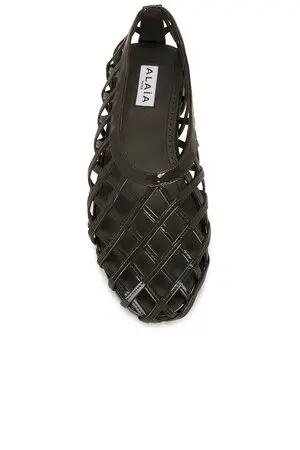 Alaïa Ballerina Flat - Kaki