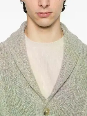 Fedeli Cable-knit Shawl-collar Cardigan