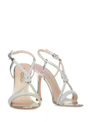 NINALILOU Mya 90 Embellished Heeled Sandals
