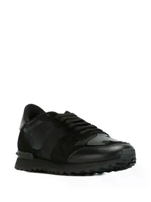 Valentino Garavani Rockrunner Sneakers - Black