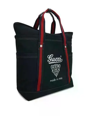 Gucci Crest-print Tote Bag