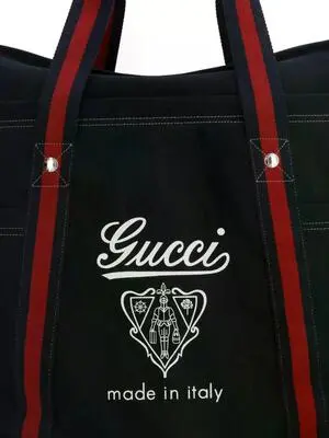 Gucci Crest-print Tote Bag