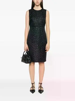 Max Mara Sleeveless Sequined Dress