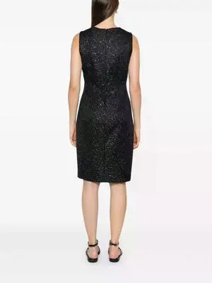 Max Mara Sleeveless Sequined Dress