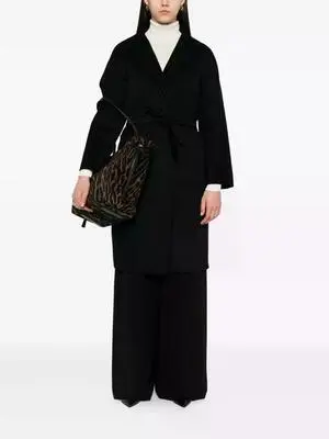 Max Mara Belted Wrap Cashmere Coat
