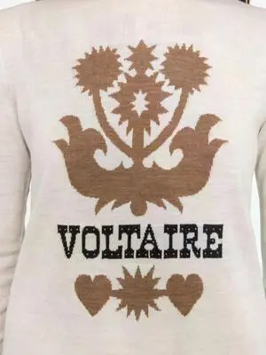 Zadig&Voltaire Floral-embellished Sweater
