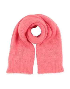 Majestic Filatures Scarf Coral Mohair Wool, Polyamide, Merino Wool - Red