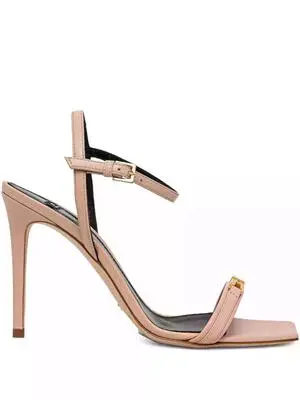 Elisabetta Franchi Logo-plaque Stiletto Sandals