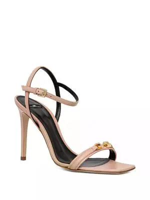 Elisabetta Franchi Logo-plaque Stiletto Sandals