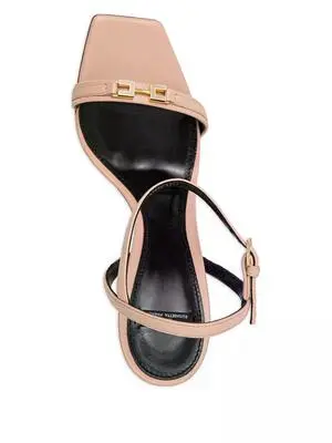Elisabetta Franchi Logo-plaque Stiletto Sandals