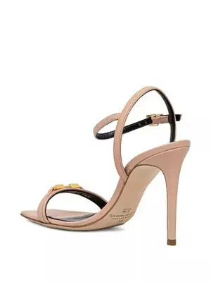 Elisabetta Franchi Logo-plaque Stiletto Sandals