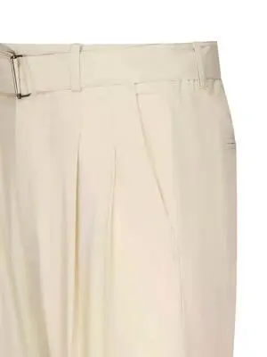 BE ABLE Pleated Belted Trousers
