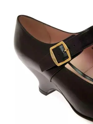 Bally Glendy Pointed-toe Buckle Pumps