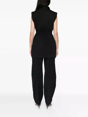Sportmax Belted Sleeveless Blazer