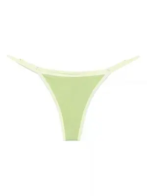 ROBERTA EINER X Kiss ‘n Thrill Frida High-rise Bikini Bottoms - Green