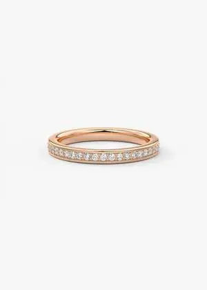 FRANK DARLING Heirloom Eternity 2mm Band - Yellow Gold