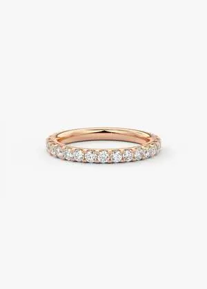 FRANK DARLING 3/4 Eternity Diamond Band - Yellow Gold