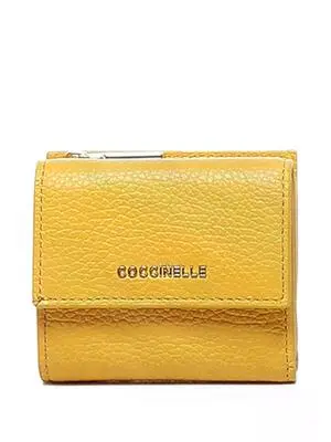 COCCINELLE Grained-leather Wallet - Yellow