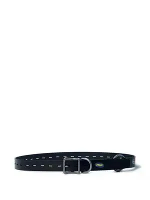 Martine Rose Punched-hole Leather Belt - Black