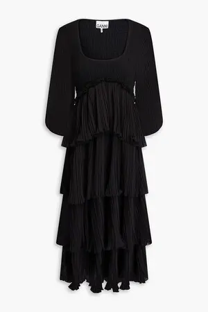 Ganni Black Dresses