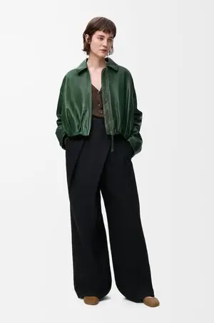 Loewe Nappa Lambskin Draped Jacket