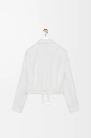 Loewe Balloon Silk Shirt - White