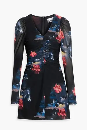 Ganni Floral Cocktail Dresses