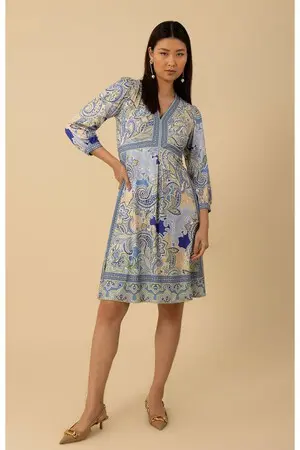 Hale Bob Remy Jersey Midi Dress - Blue