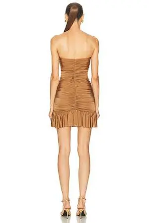 PatBO Moonlight Jersey Strapless Mini Dress
