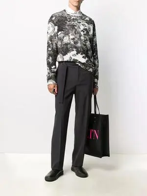 Valentino Garavani Belted Tailored Cut Trousers
