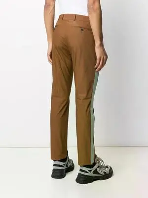 Valentino Garavani Contrast Panel Trousers - Brown