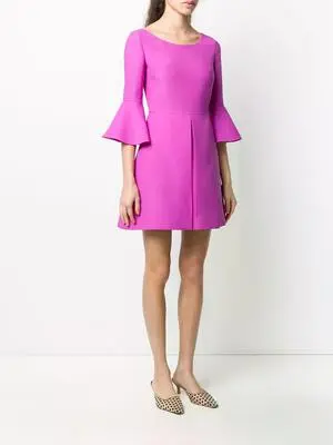 Valentino Garavani Flared Sleeves Mini Dress