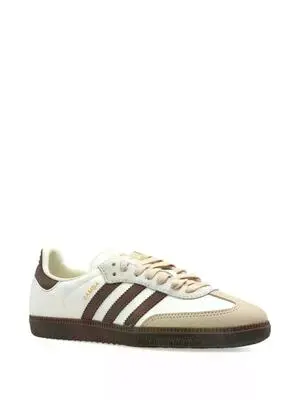 Adidas Samba Og Leather Sneakers - Neutrals