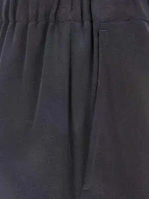 Max Mara Elasticated-waist Silk Trousers