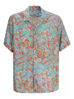 Paul Smith Graphic-print Shirt - Blue