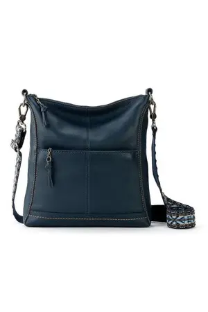 THE SAK Lucia Crossbody Leather Bag - Indigo