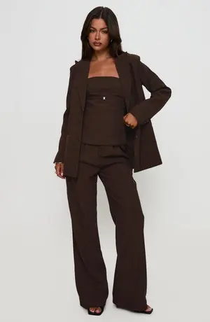 Princess Polly Oversized Blazer With Peaked Lapels