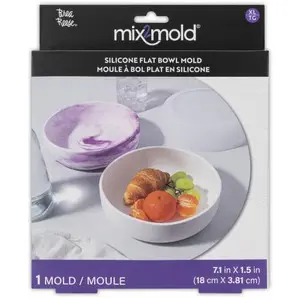 BREA REESE Mix2mold Silicone Shallow Bowl Mold - Multicolored
