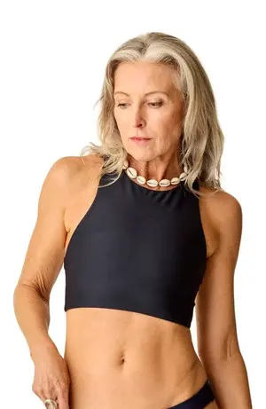 Carve Designs Sanitas Compression Reversible Dd Cup Top - Black/navy