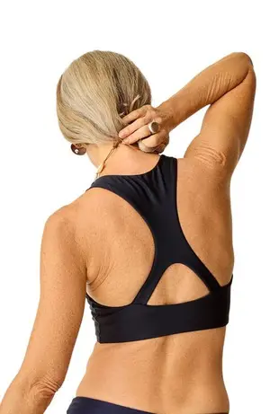 Carve Designs Sanitas Compression Reversible Dd Cup Top - Black/navy
