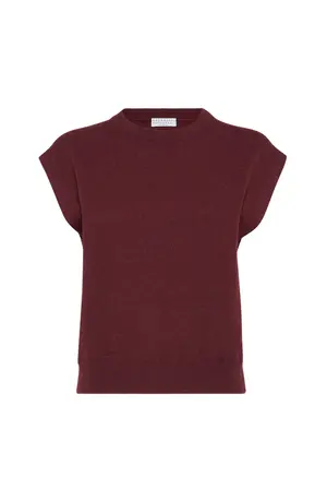 Brunello Cucinelli Red Cashmere Jumper