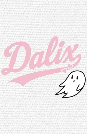 DALIX Heartly Ghost Baseball Varsity Shirt