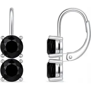 DONATELLO GIAN Sterling Silver Earrings - Black